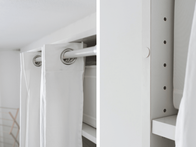 Luxus Schrank Vorhang Statt Tur Ebenbild